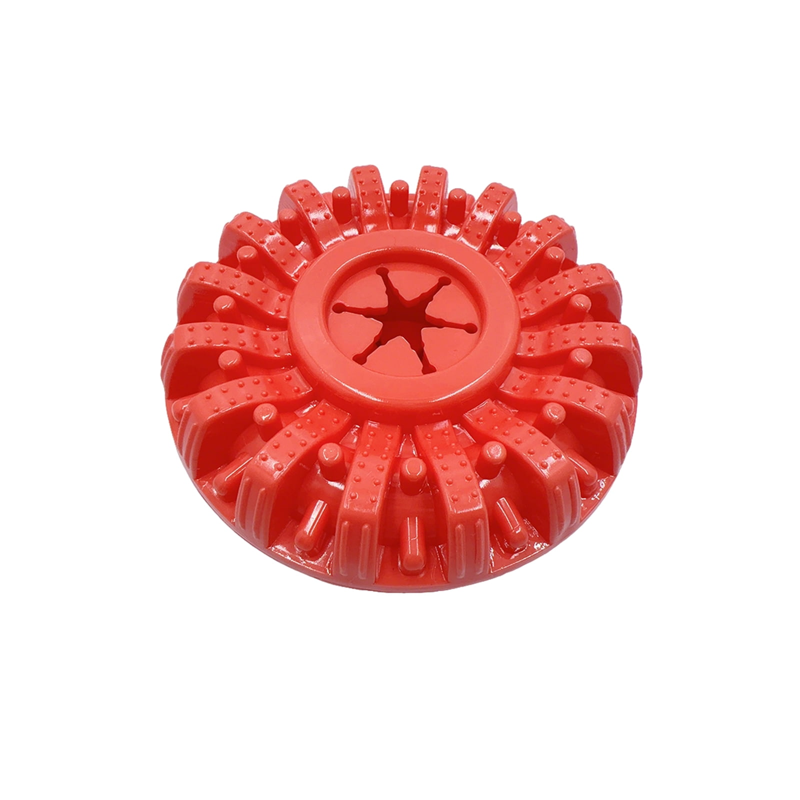 Dog Chew Toys Tire Shape Dispenser for Aggressive Chewers, Rubber Teeth ...