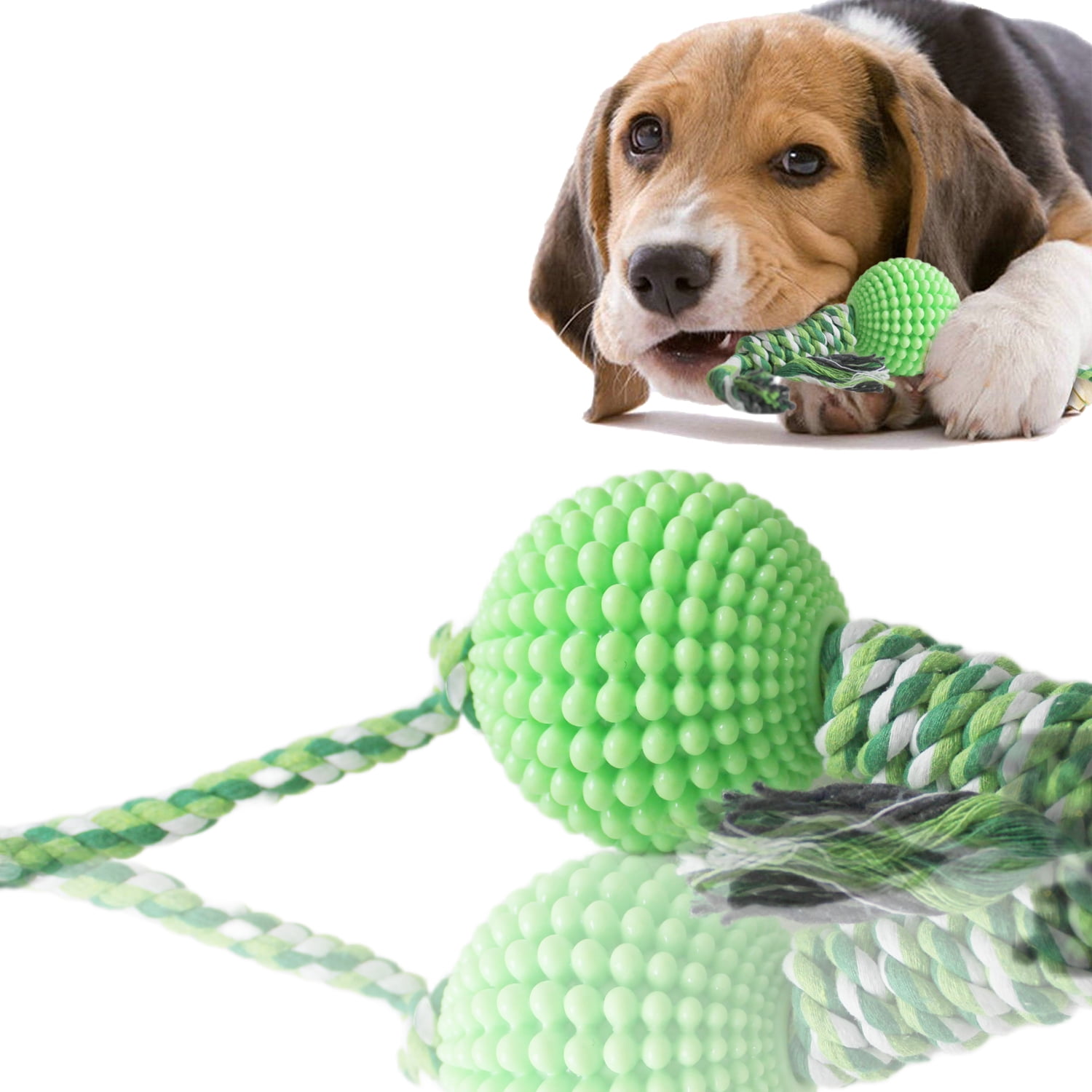 Dog Chew Toys for Aggressive Chewers, Likaty Indestructible Rope Dog ...