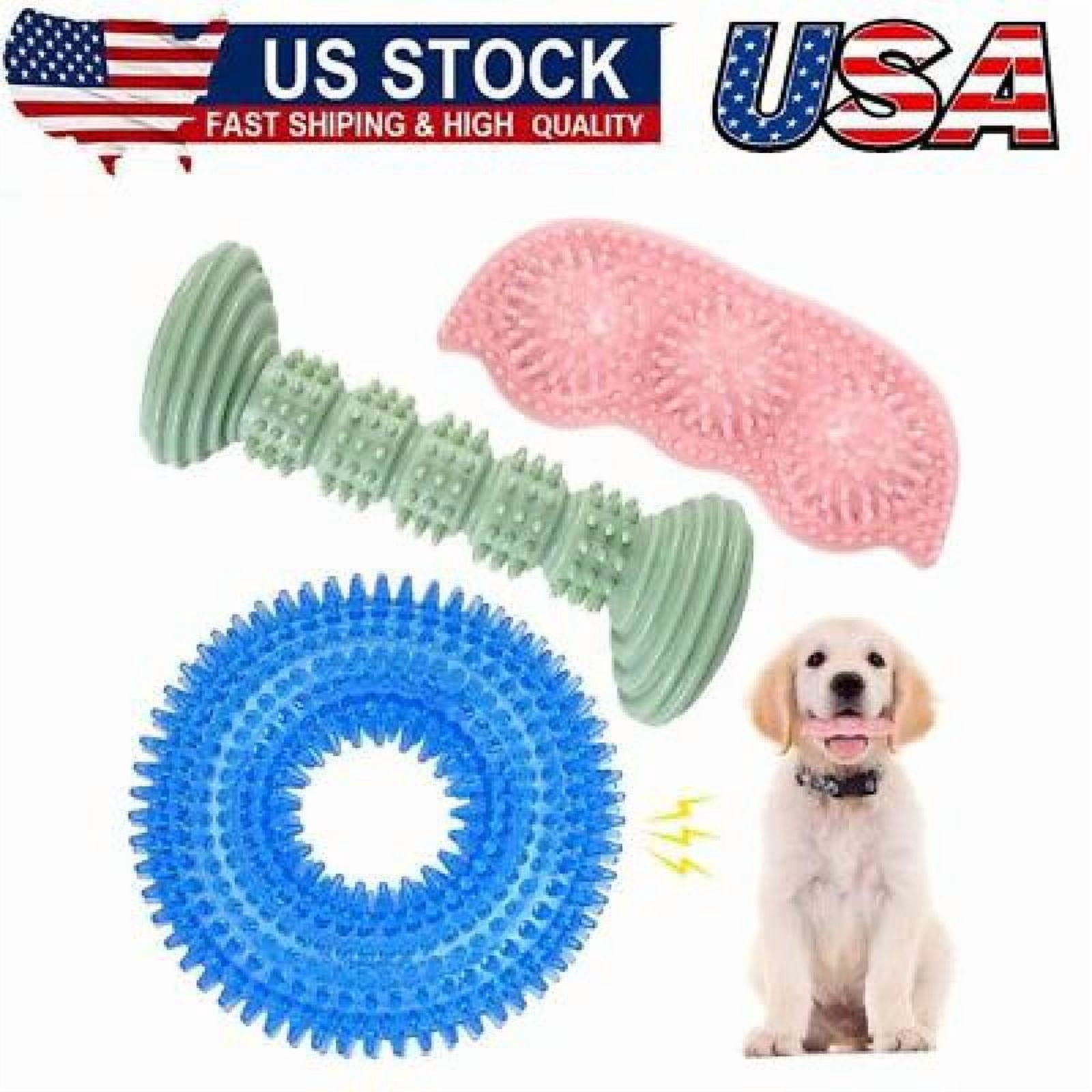 Dog Chew Toys for Puppy Teething, 3Pack 2-8 Months Puppies Teething ...
