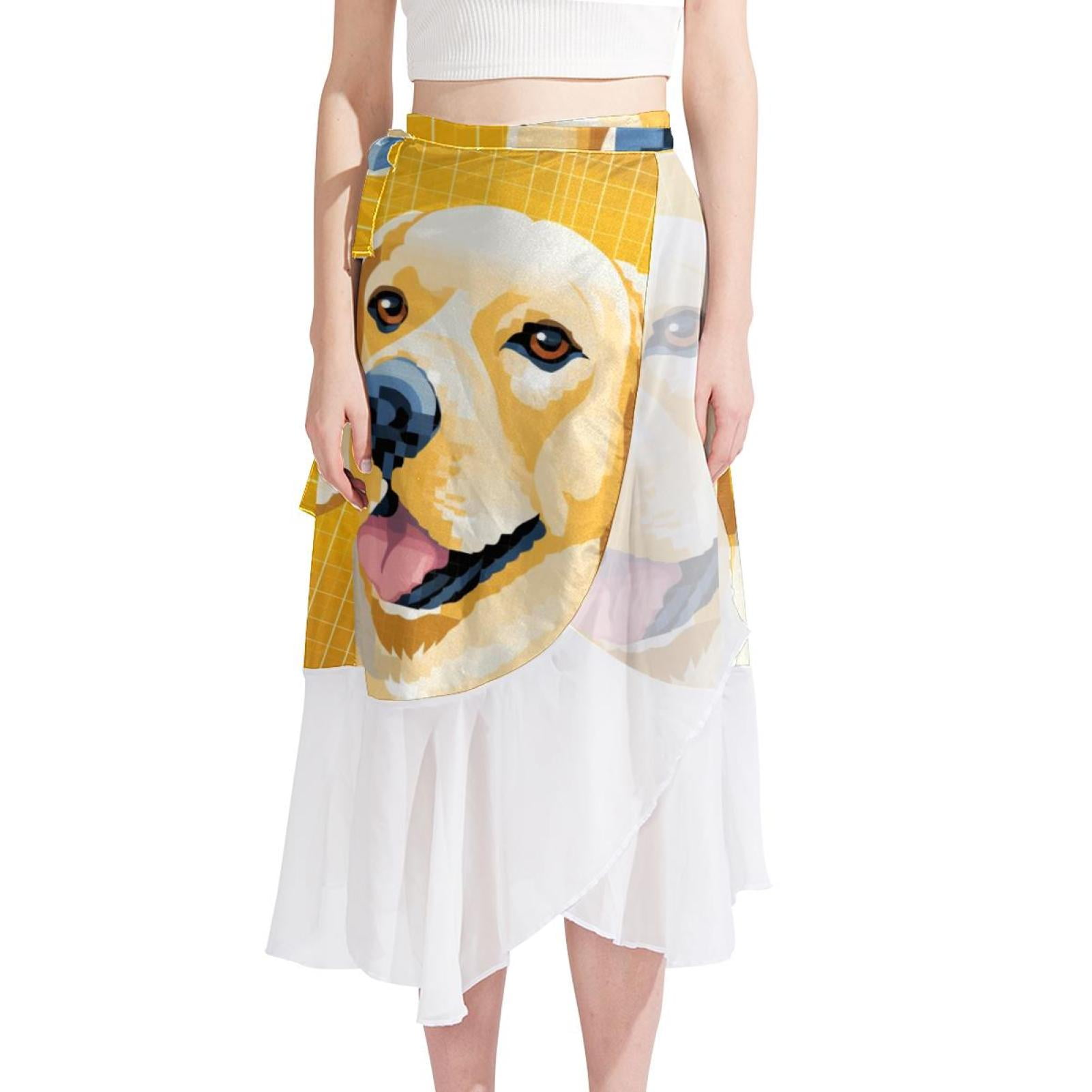 Dog Chic Chiffon Women's Beach Dresses and Skirts for Sunny Days by the ...