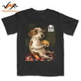 Dog Chill With Taco Bell Vintage Graphic T-Shirt, Funny Meme Shirt, Dog ...