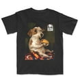 Dog Chill With Taco Vintage Graphic T-shirt, Funny Meme Shirt , Dog ...