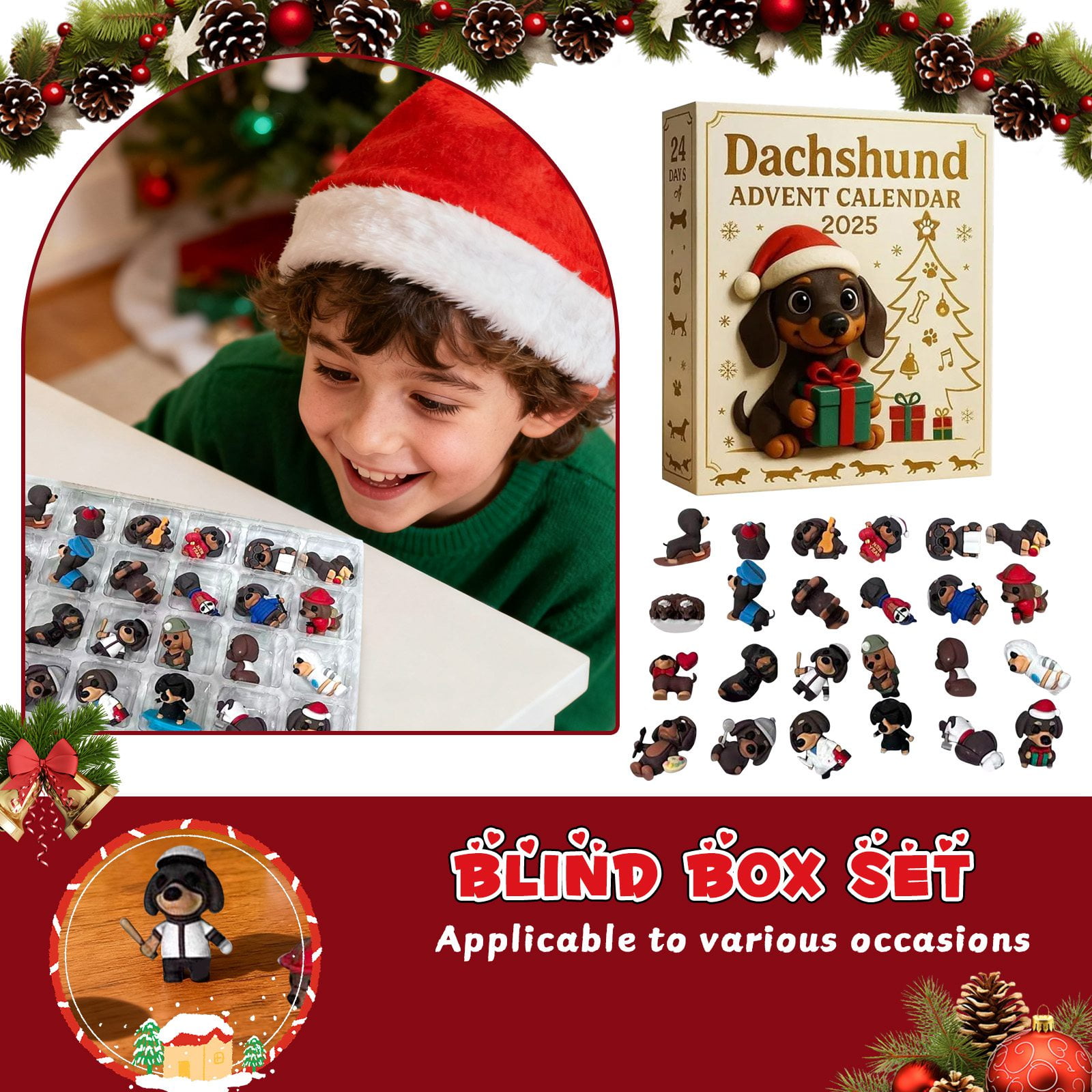 Dog Christmas Advent Calendars Dog Toy Dog Blind Box Dog Advent ...