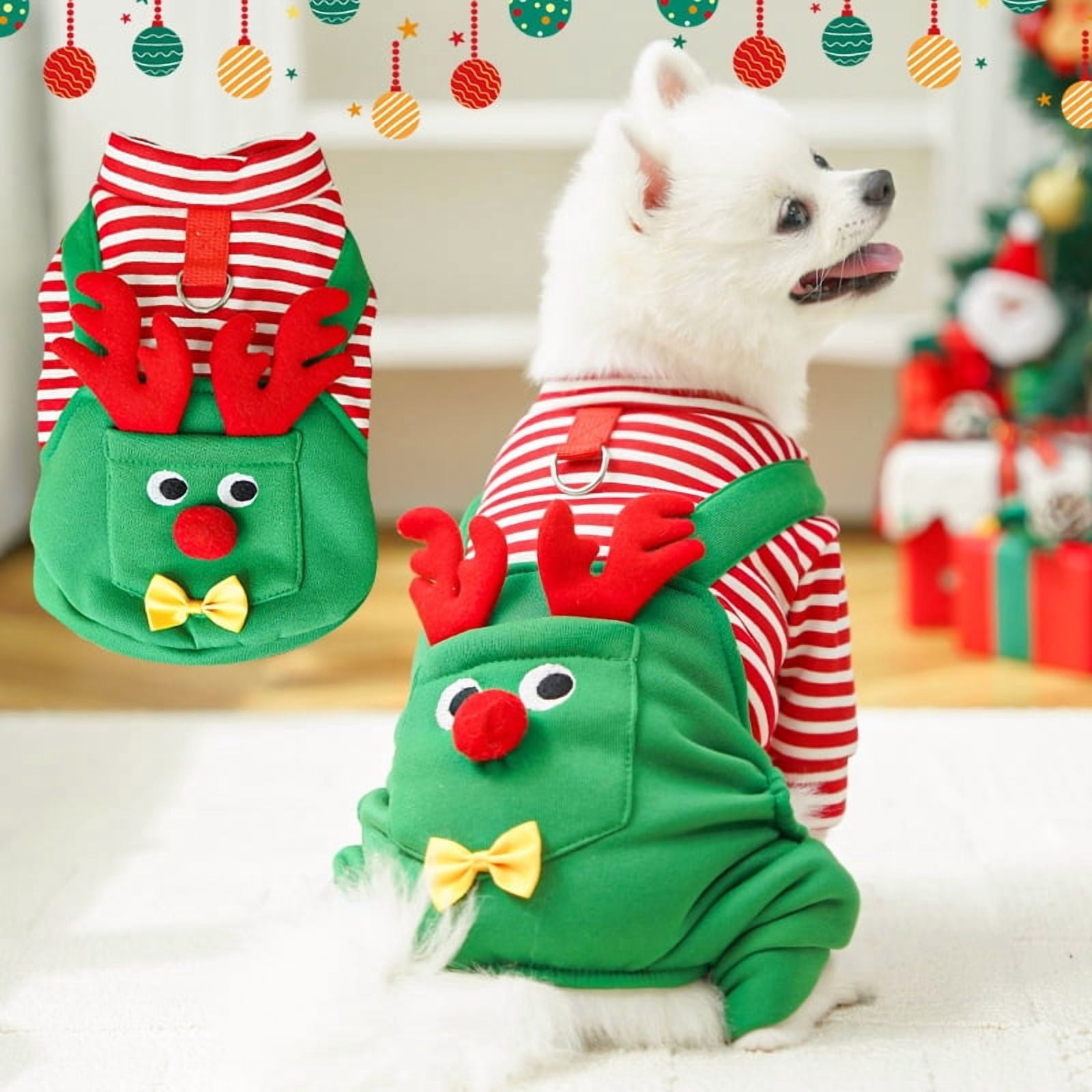Dog Christmas Costume - Cute Christmas Pet Costume for Pets | Holiday ...
