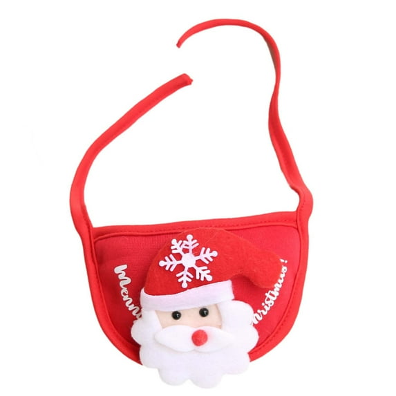 Dog Christmas Hat & Bandana, Dog Christmas Outfit Costumes, Santa Hat ...