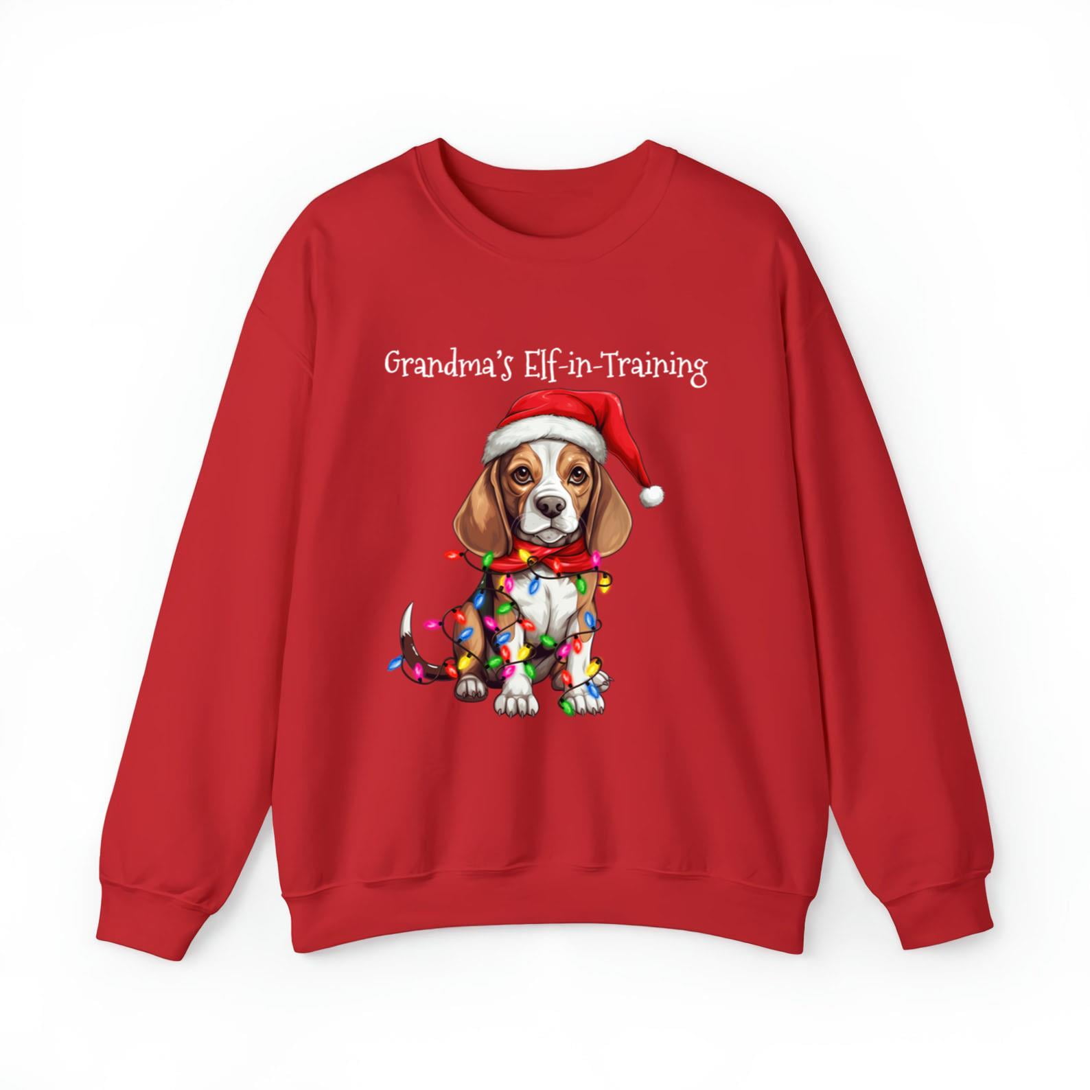 Dog Christmas Shirt Beagle Christmas Tree Lights T Shirt Dog Lover Gift ...