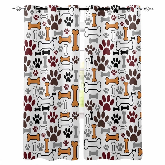 Dog Claws Blackout Curtains for Bedroom/Living Room, Thermal Insulated ...