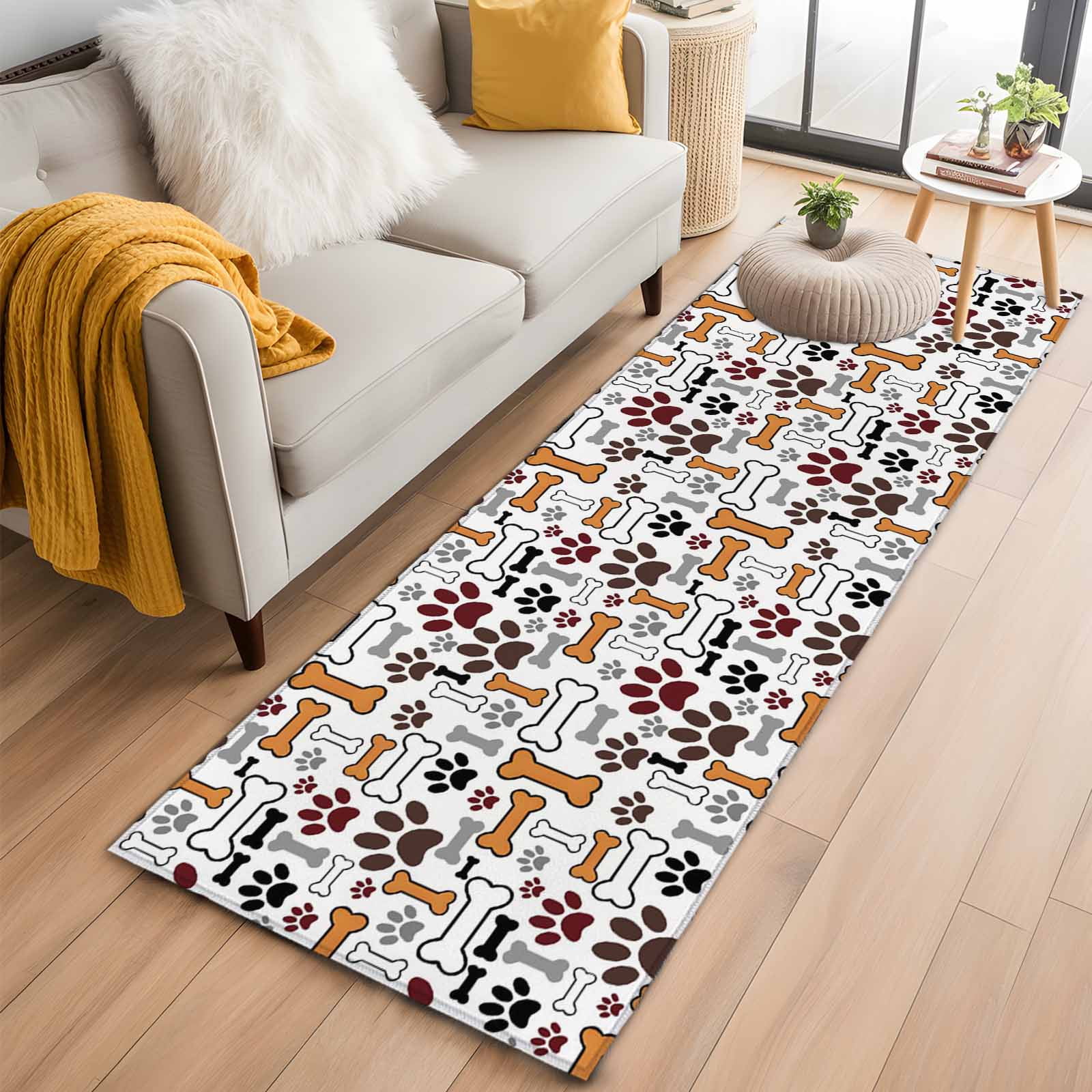 Dog Claws Kitchen Runner Rug 2x6 Washable Runners for Hallway Non Slip ...