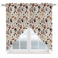 Dog Claws Swag Valances for Windows 36 inches Long, Dog Bones Love Cute ...