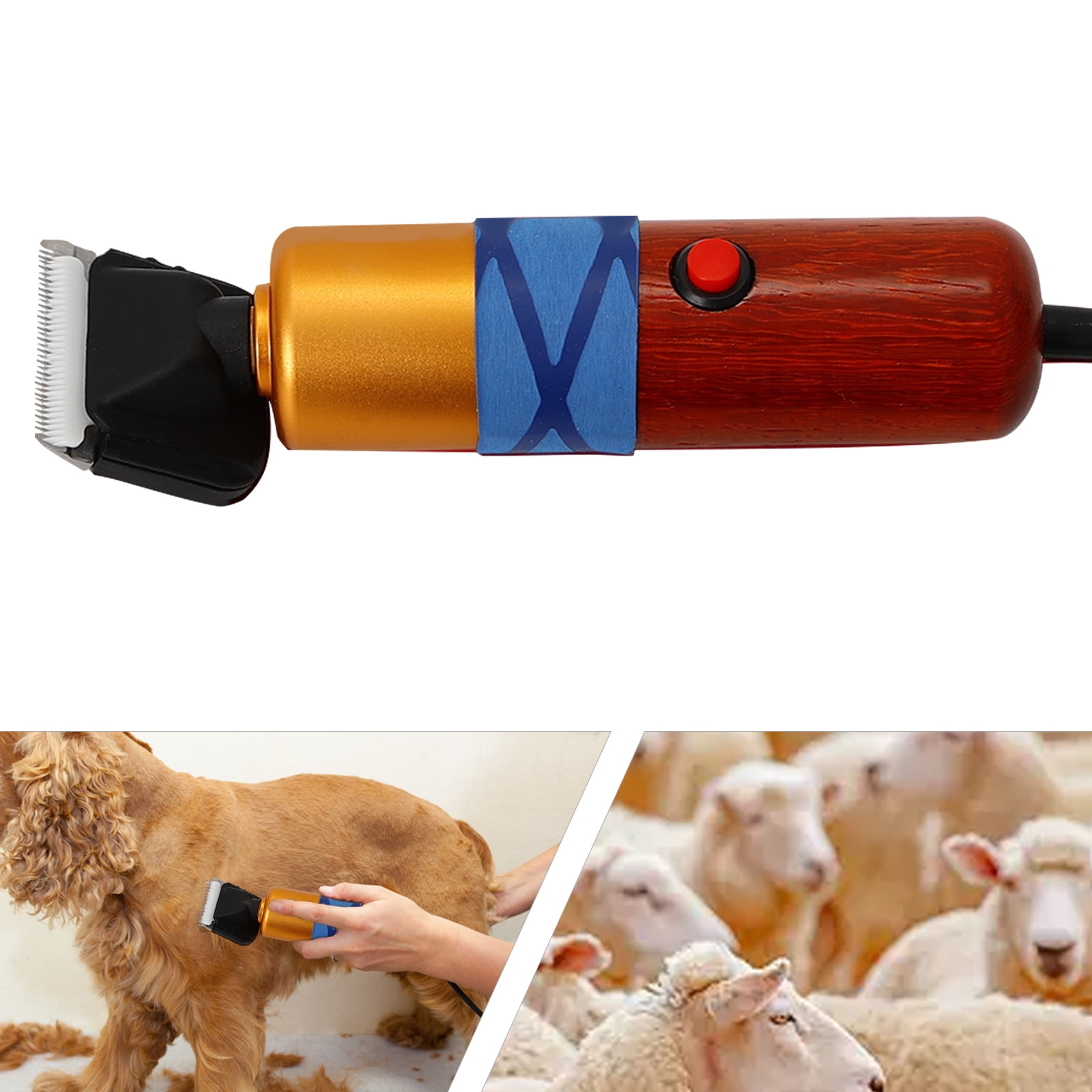 Dog Clippers, Plug-in Pet Clippers, Low Noise Electric Pets Hair ...