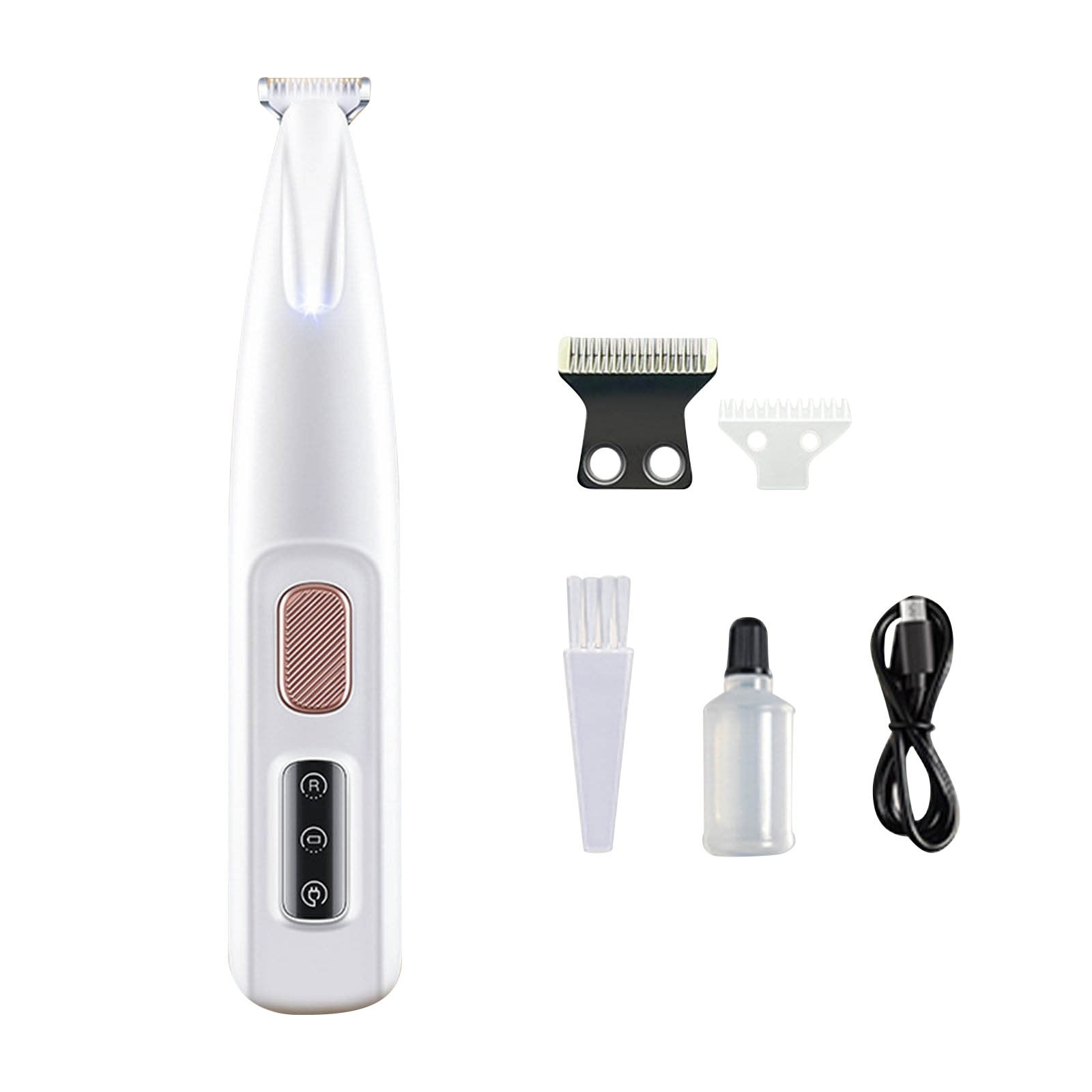 Dog Clippers with Double Blades,Cordless Small Pet Hair Grooming ...