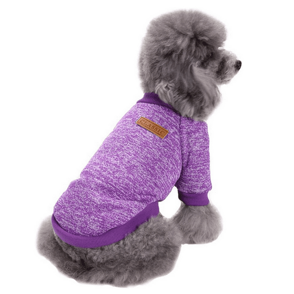 Dog Clothes Dogs Sweater Soft Puppies Clothing Classic Winter Puppy ...