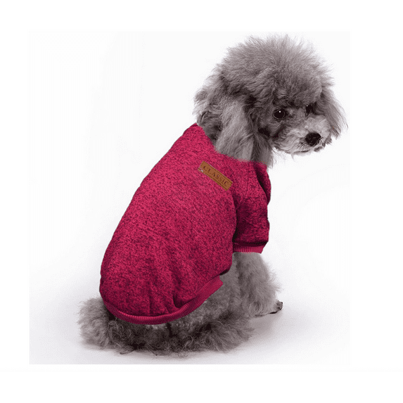 Dog Clothes Dogs Sweater Soft Puppies Clothing Classic Winter Puppy ...