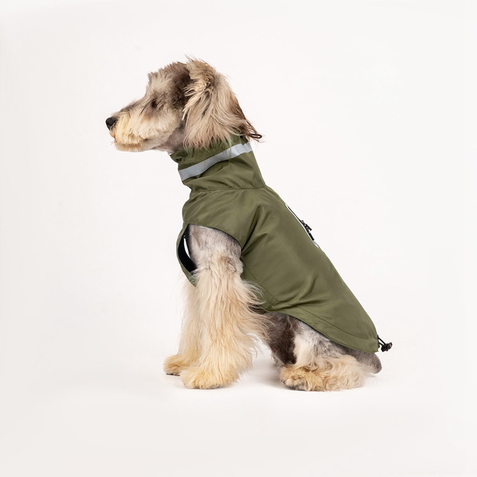 Dog Clothes Hook And Loop Raincoat Small And Medium Sized Dog Pet Clothes Pet Raincoat Dog With ...