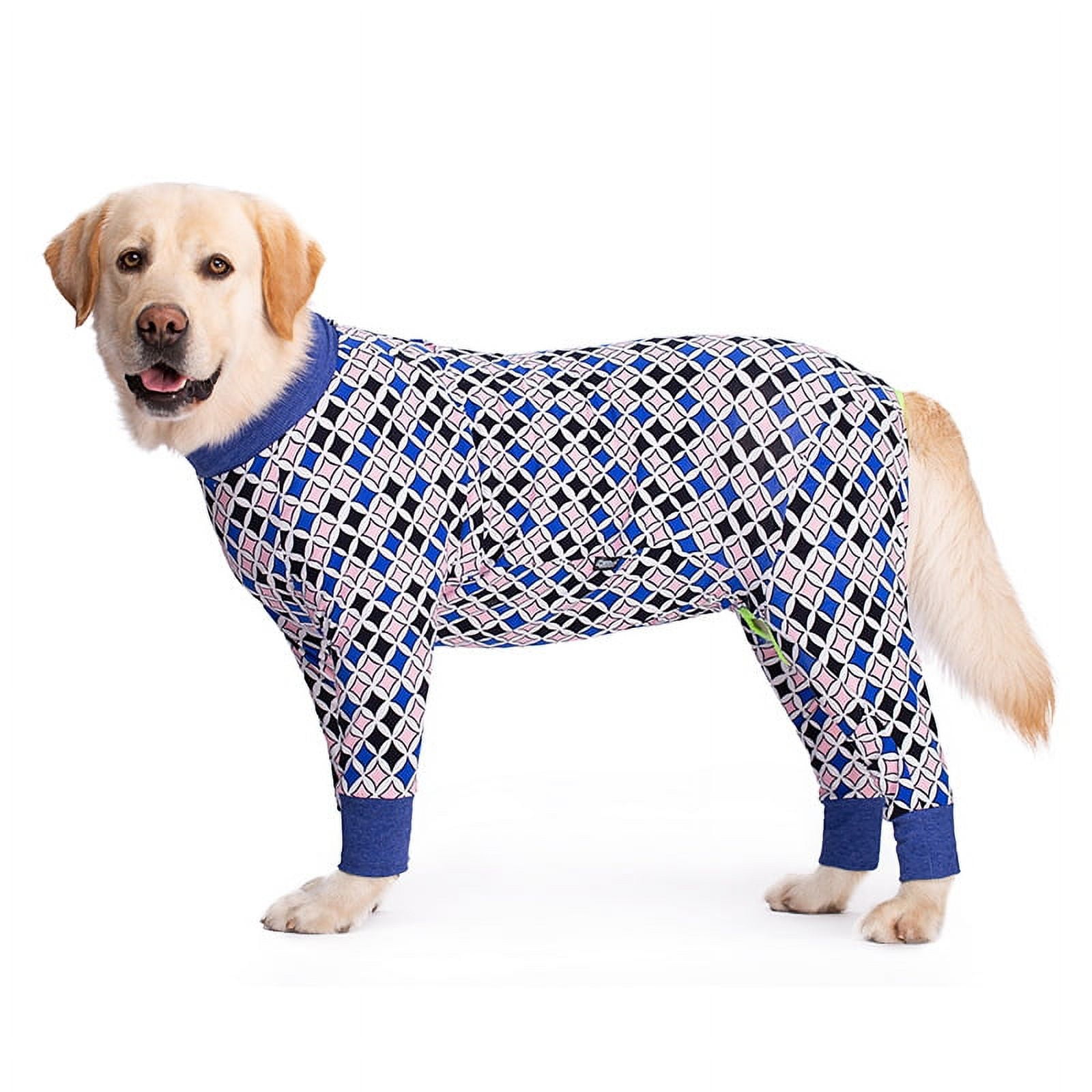 Dog Clothes Pajamas for Medium Large Dogs Soft Cozy Dog Jumpsuit Full ...