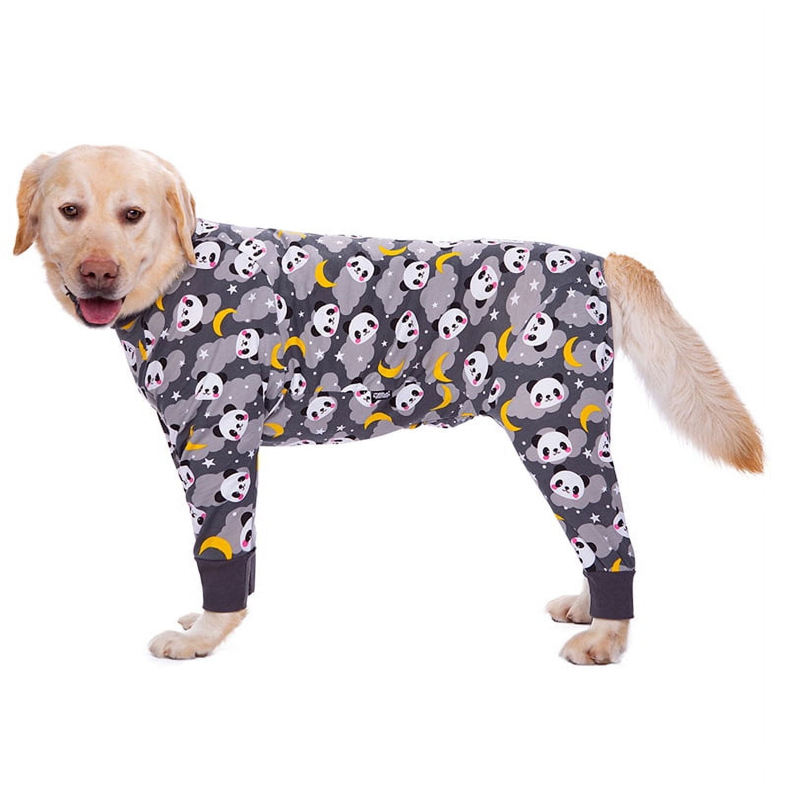 Dog Clothes Pajamas for Medium Large Dogs Soft Cozy Dog Jumpsuit Full ...