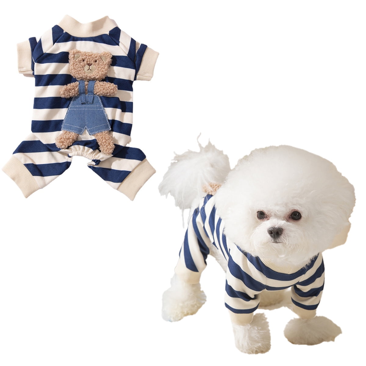 Dog Clothes for Small Dogs, Puppy 4 Leg Dog Pajamas for Chihuahua ...