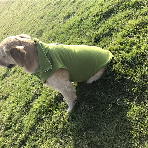 Dog Clothing in Autumn and Winter Pet Fleece Clothing with Vest On Both ...