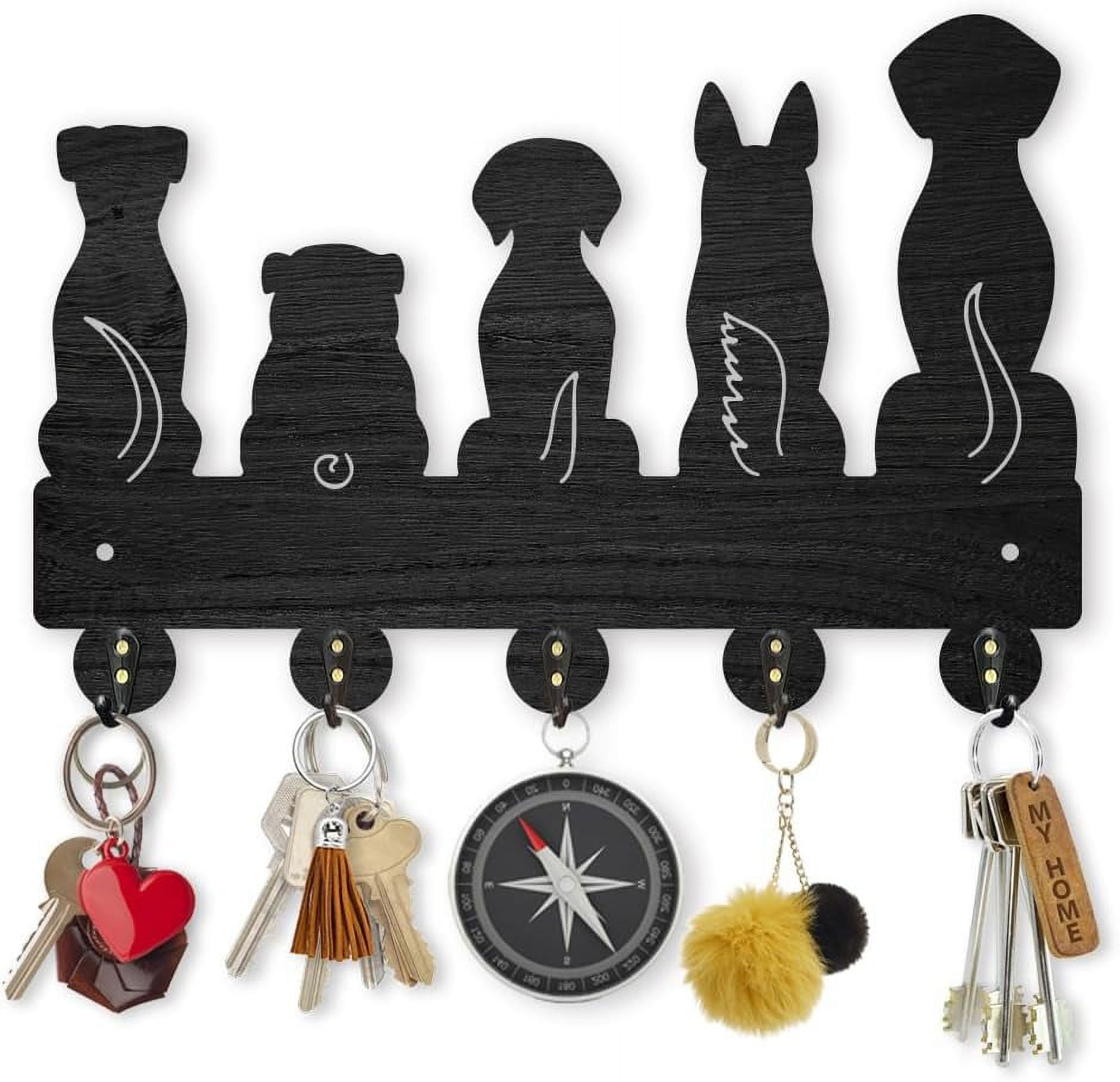 Dog Coat Rack Wall Mount 11.87.9inch 5 Style Key Holder DIY for Wall ...