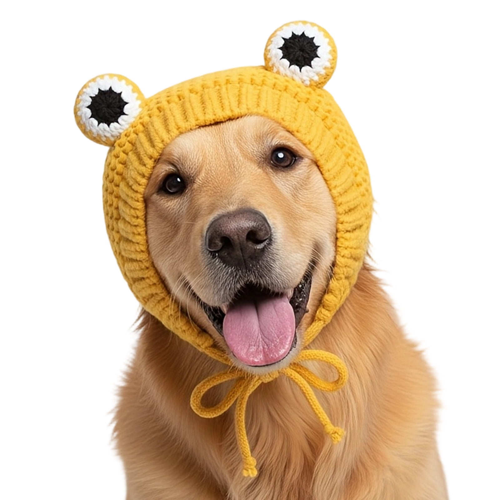 Dog Cold Weather Knitted Hat Weave Seasonal Fashion Frogs Fast Wear For ...