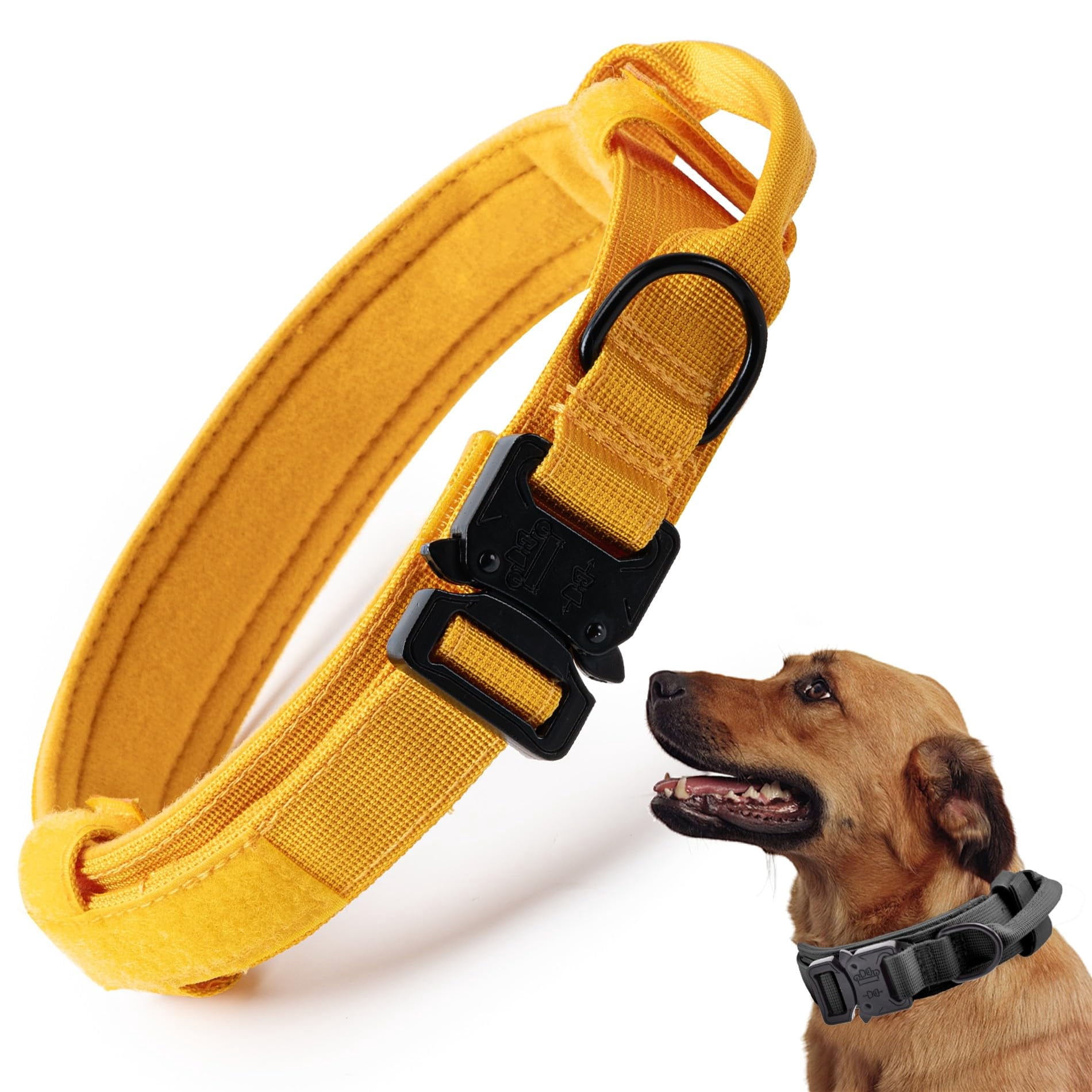 Dog Collar, Adjustable Military Training Nylon Dog Collar with Control ...