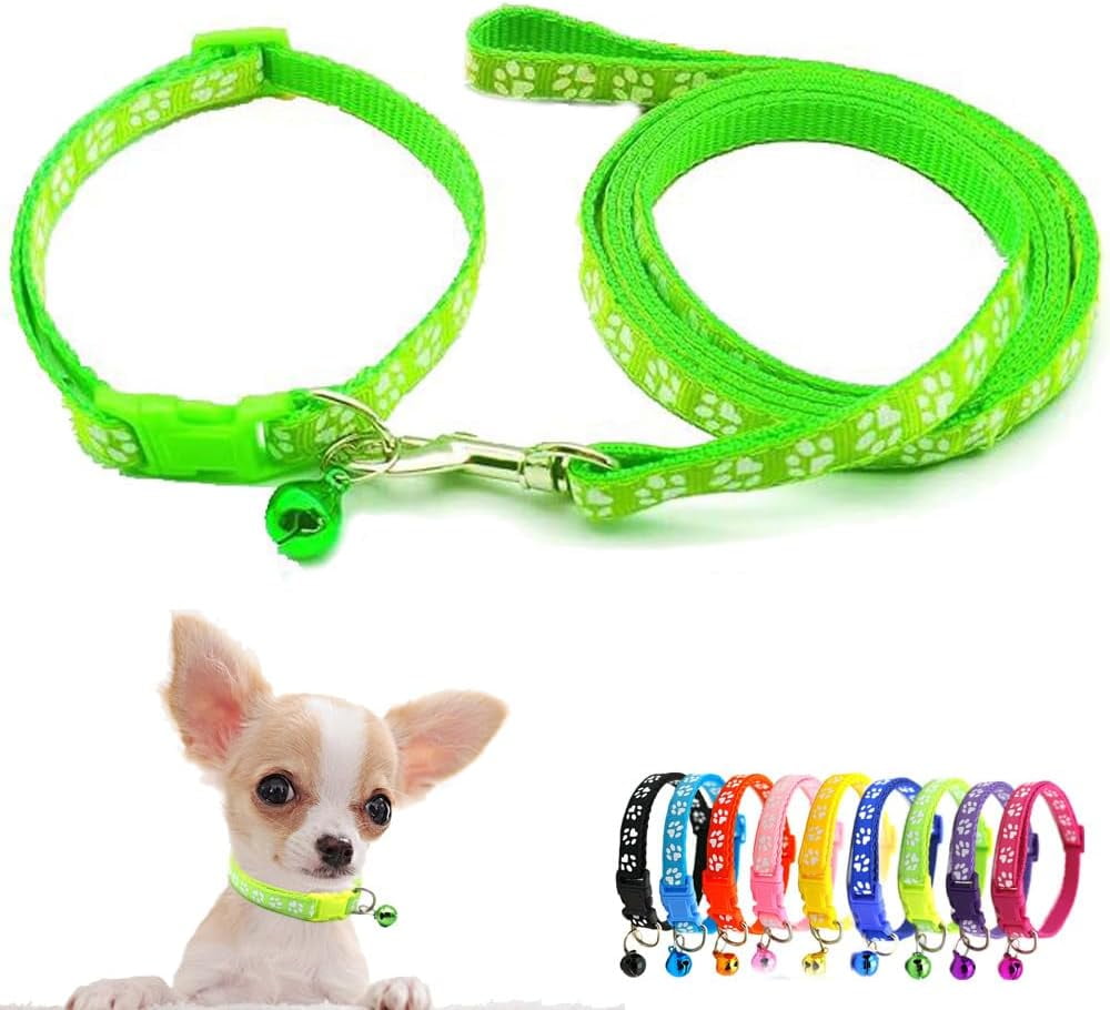 Dog Collar with Bell, 1 / 2-Pack Puppy Collar Reflective Cat Collar ...