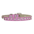Dog Collar Cat Collar PU Leather Collars with Rhinestone Shiny ...
