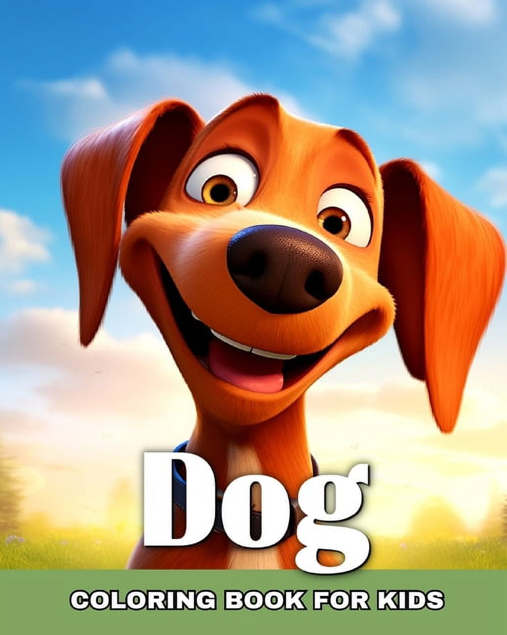 Dog Coloring Book for Kids: Cute and Funny Dogs and Puppies Coloring ...