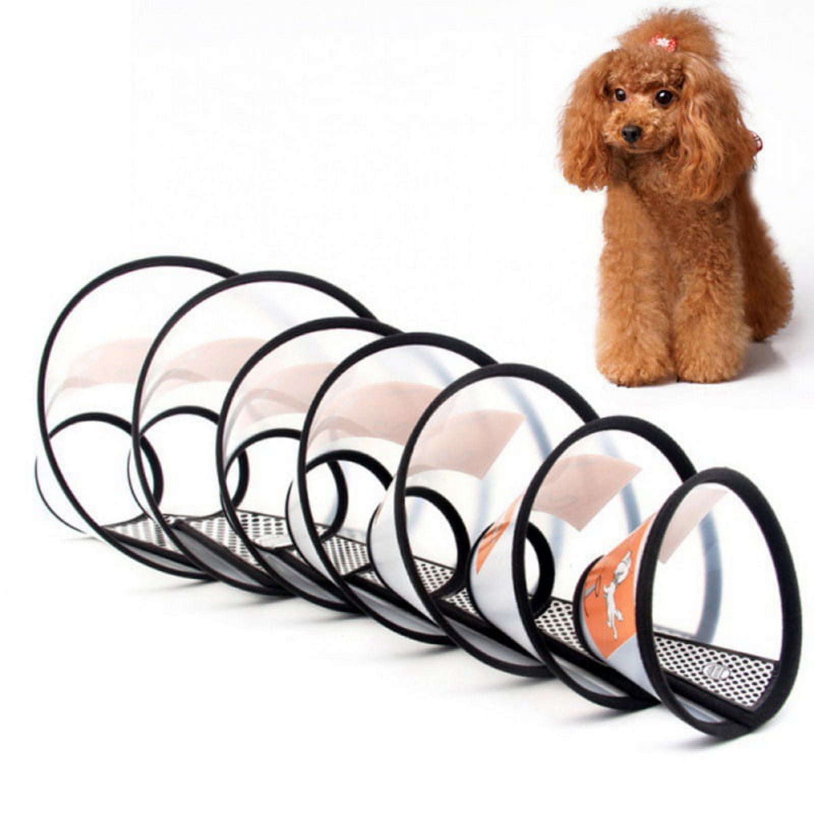 Dog Cone Collar, 5 size Adjustable Protective Collars for Pet Dog & Cat ...
