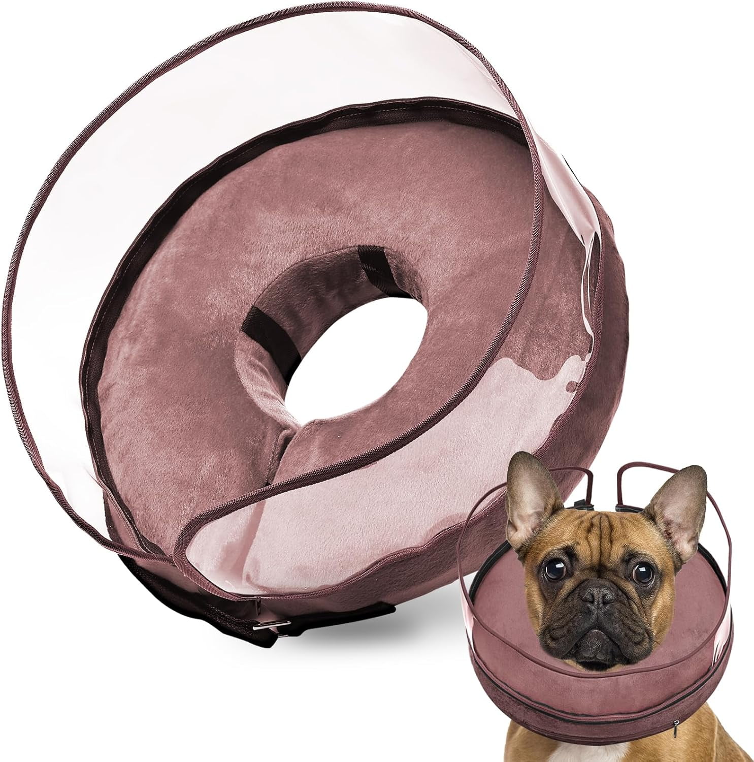 Dog Cone, Inflatable Dog Cone After Surgery for Small Medium Breeds ...