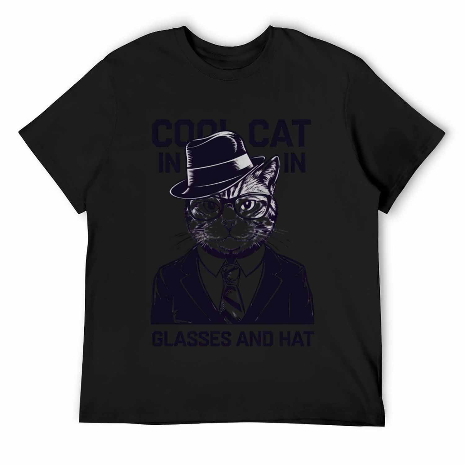 Dog Cool cat in glasses and hattshirt design dog Shirt For Women ...