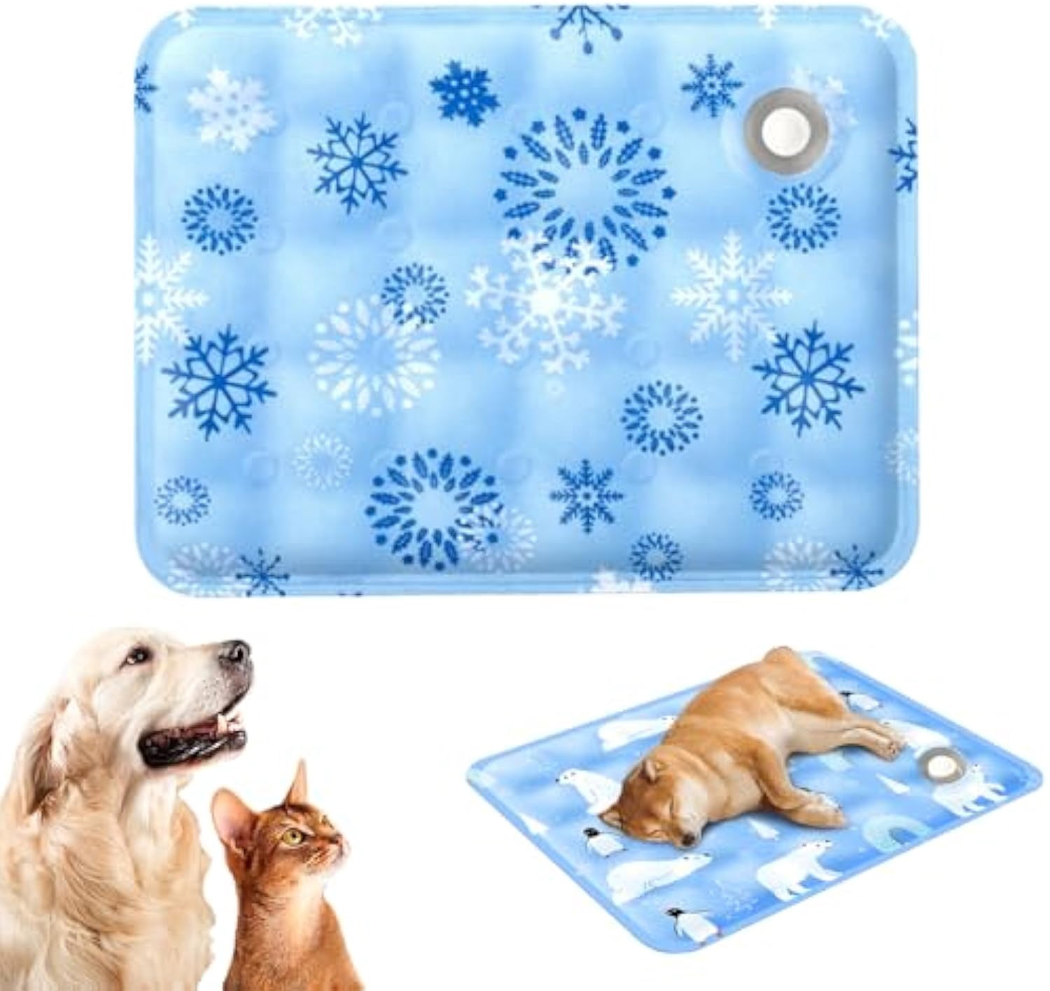 Dog Cooling Mat, 2025 New Washable Cooling Pad, Durable Pet Mat for ...