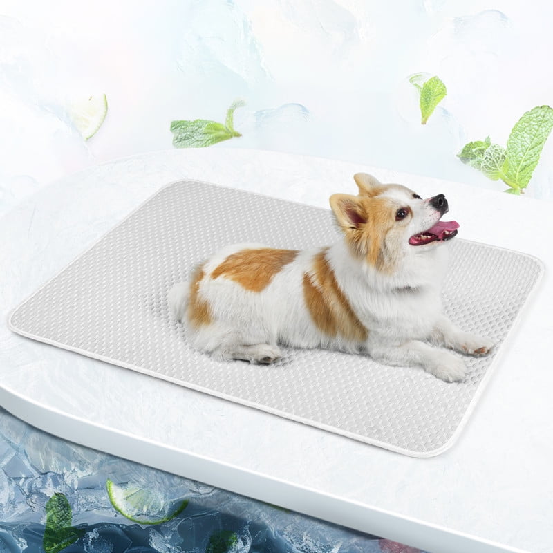 Dog Cooling Mat Breathable Cooling Pad for Dog Cats Washable Pet ...