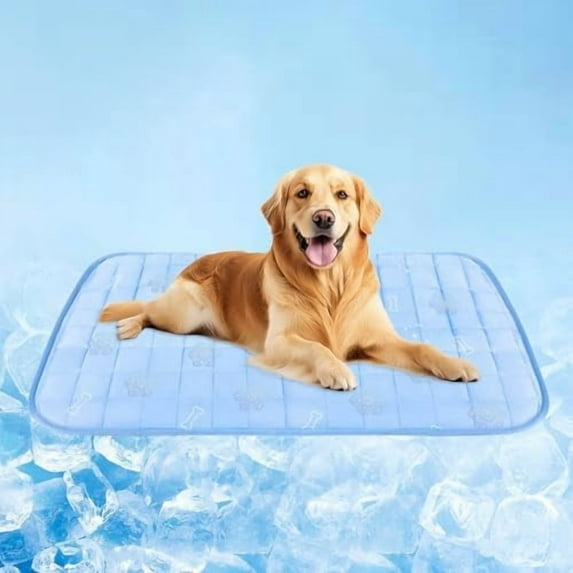 Dog Cooling Mat,Dog Blanket Washable,Cool Fabric & Internal Waterproof ...