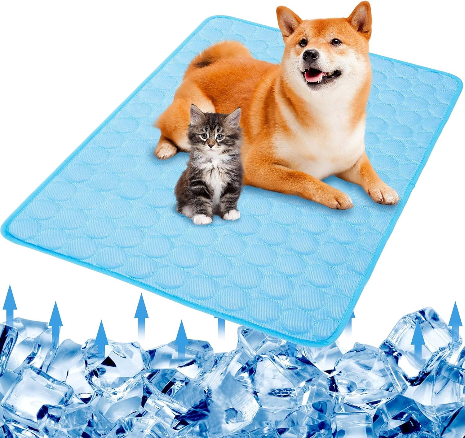 Dog Cooling Mat Dog Cooling Pad Self Cooling Blanket, Washable Cooling ...