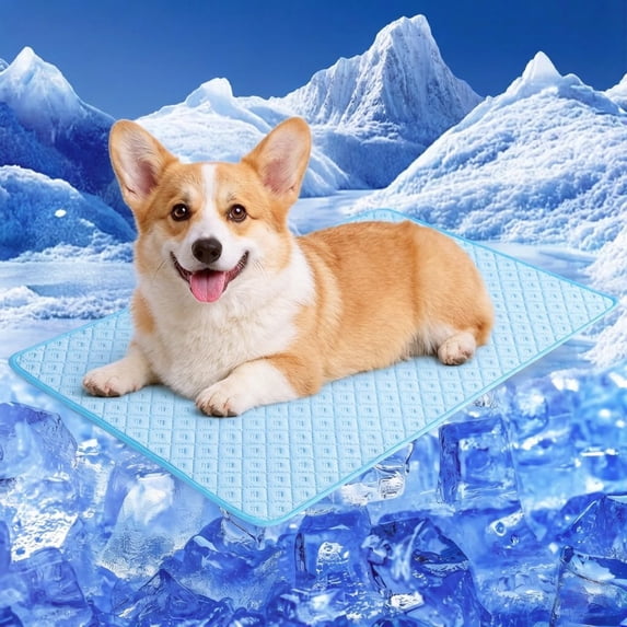 Dog Cooling Mat for Extra Large Dogs Q-Max>0.5 Breathable Thin Cool ...