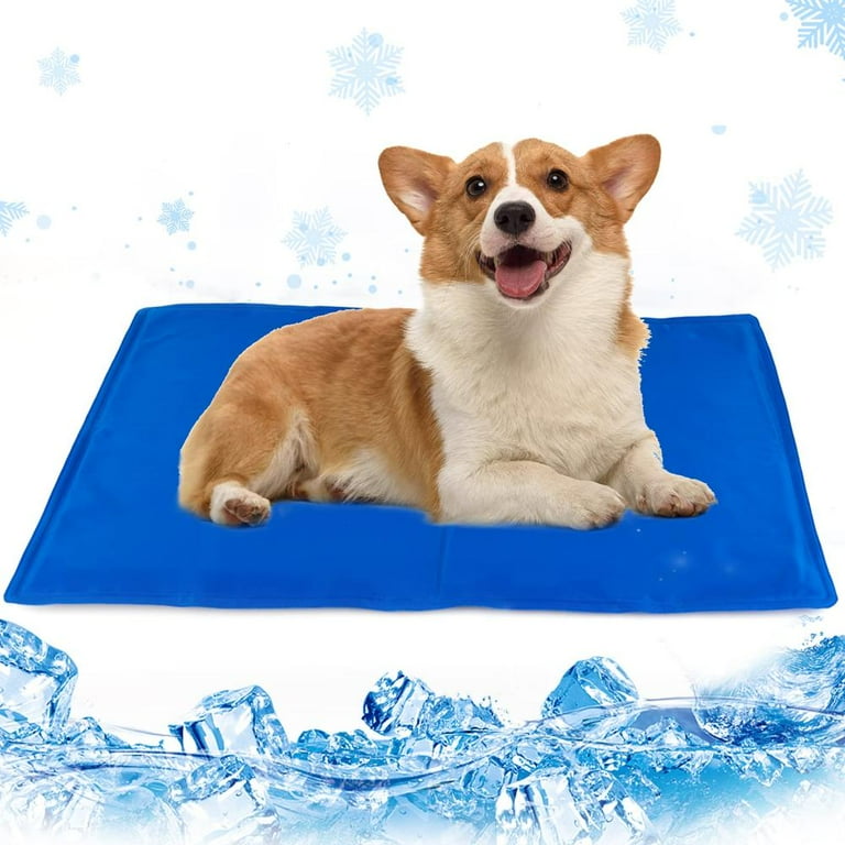 Dog Cooling Mat Pet Cooling Mat for Dogs and Cats Pressure Activated Dog Cooling Pad No Water or Refrigeration Needed Non Toxic Gel Walmart