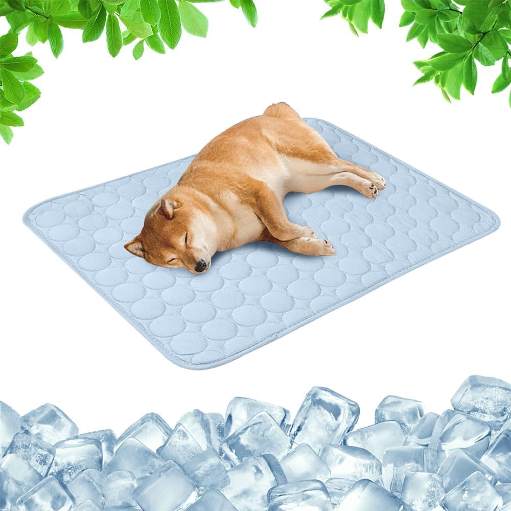 Dog Cooling Mat, Pet Cooling Mats, Summer Cool Pads Pet Mat Outdoor for ...