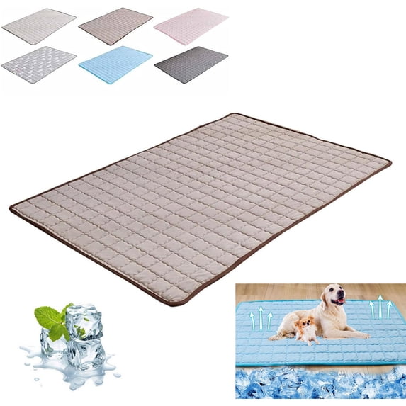 Dog Cooling Mat, Pet Self Cooling Mat Summer Sleeping Pad for Dogs Cats ...