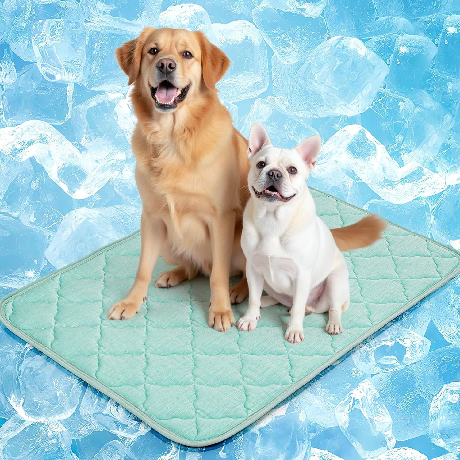 Dog Cooling Mat for Summer - Cooling Mat for Large Dogs with Anti-Slip ...