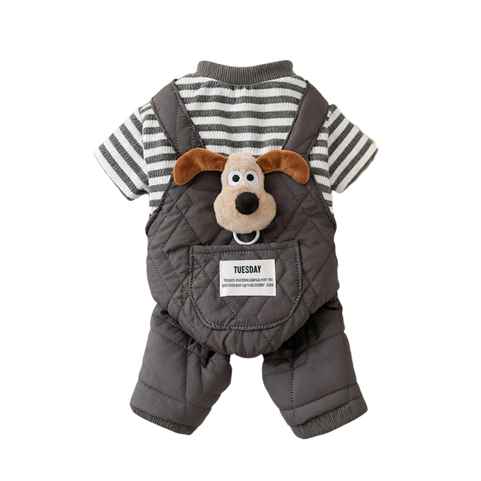 Dog Costume Clothes for Pets Spring Onesie for Puppy Pet Cat Denim ...