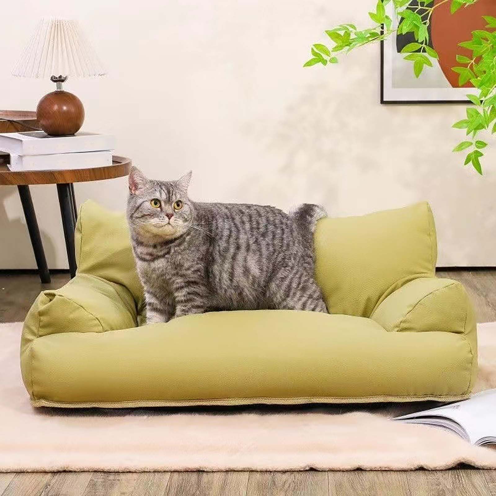 Dog Couch,Cat Bed for Indoor Cats,Supportive Small Dog Bed,with Non ...