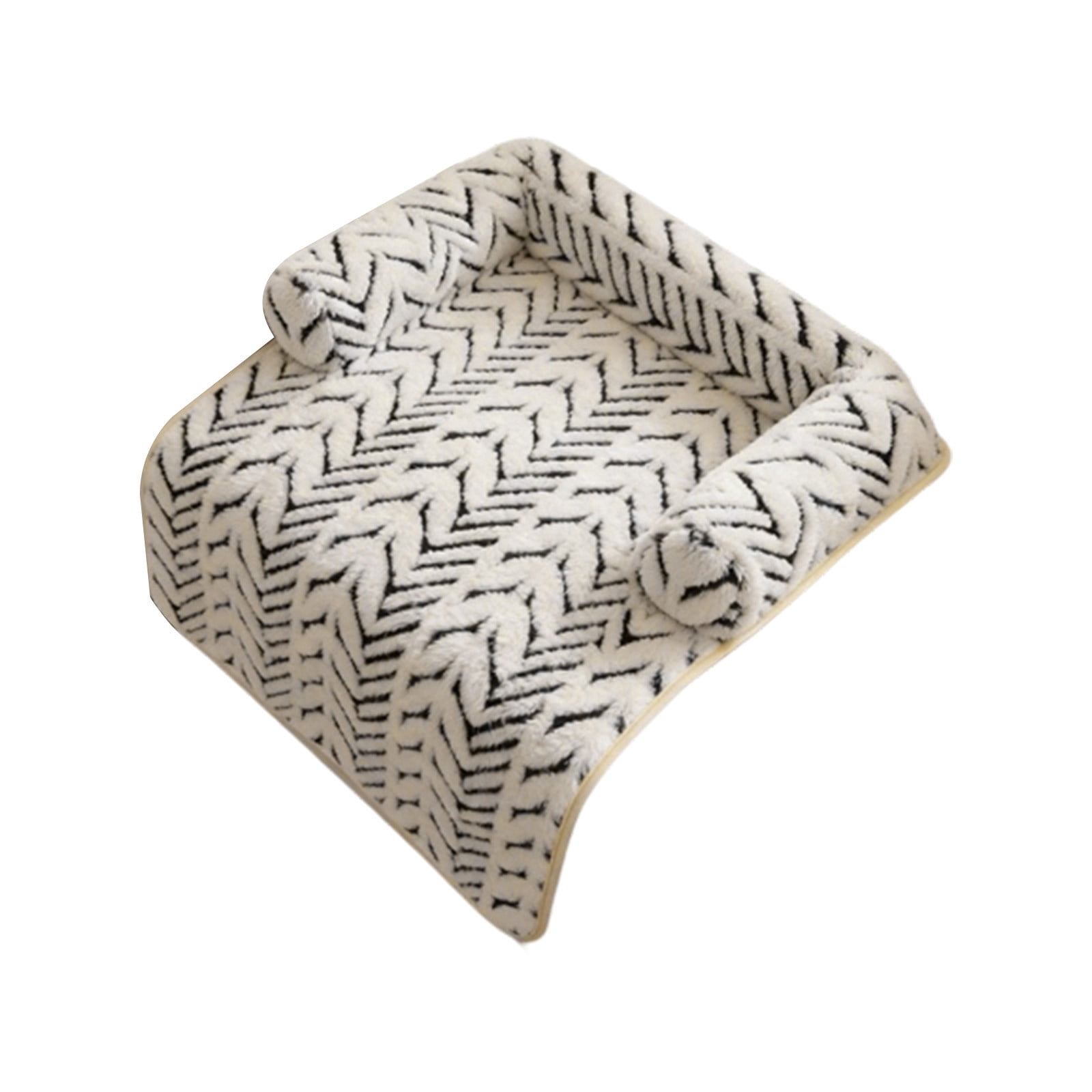 Dog Couch Cover Calming Plush, Dog Bed Mat Washable Removable Cover for ...