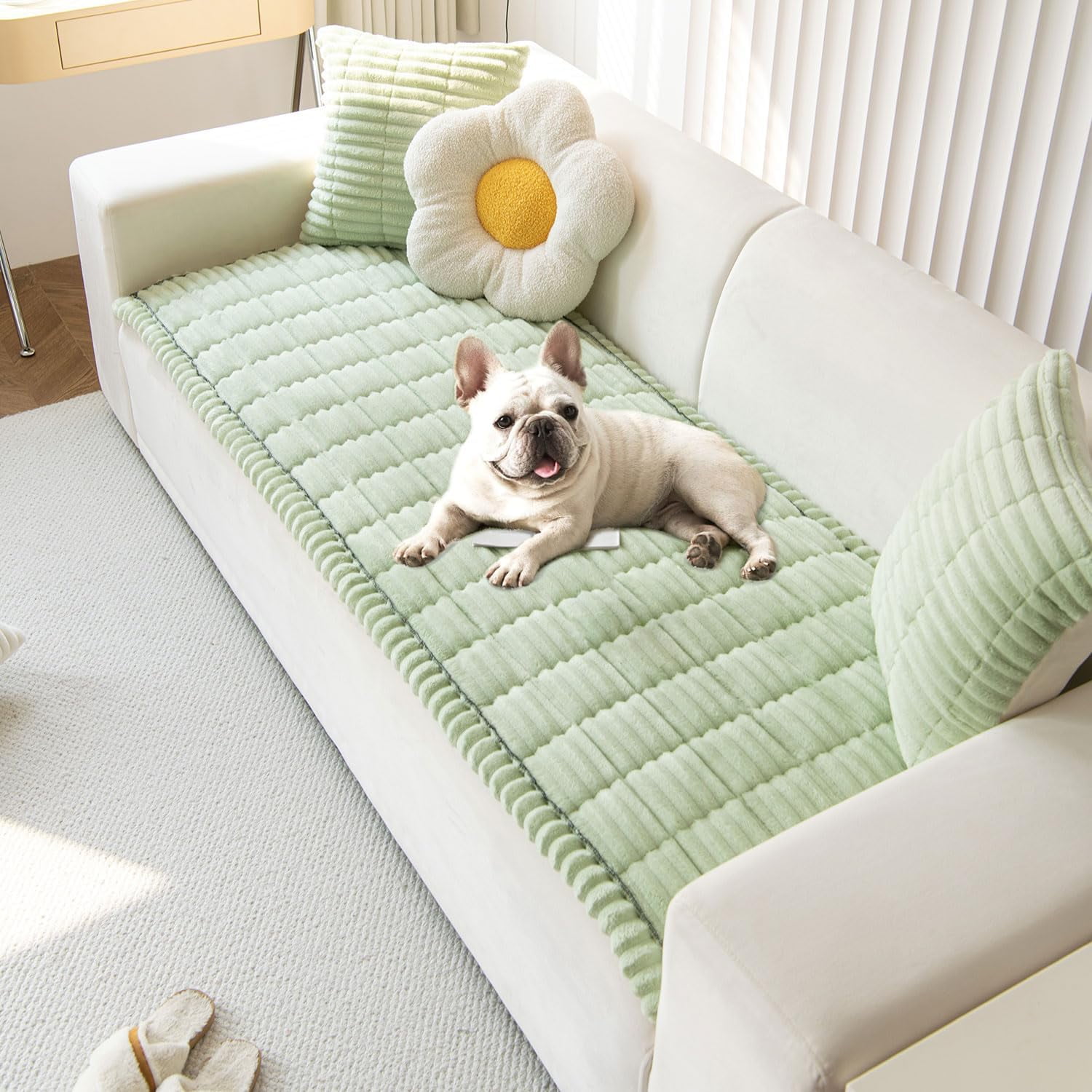 Dog Couch Cover Protector, Washable Non Slip Pet Friendly Sofa Cover ...