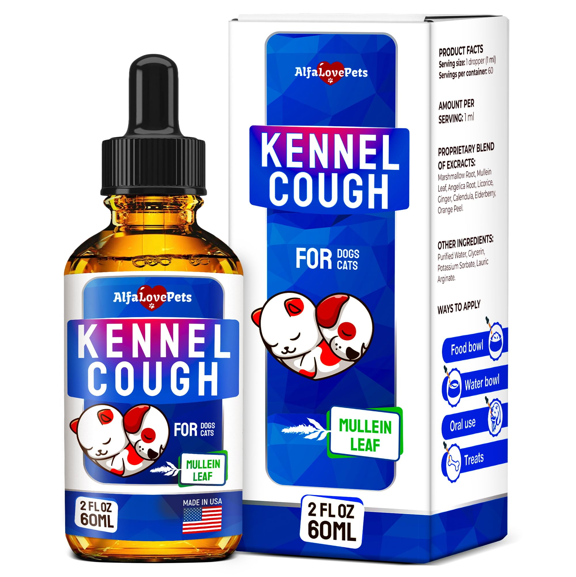 Dog Cough Suppressant - YYF14 Kennel Cough - Herbal Supplement for Cats ...