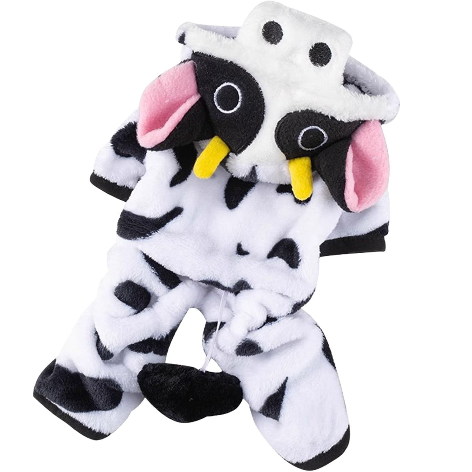Dog Cow Costume – Funny Halloween Dog Farm Animal Costume Cow Cosplay ...
