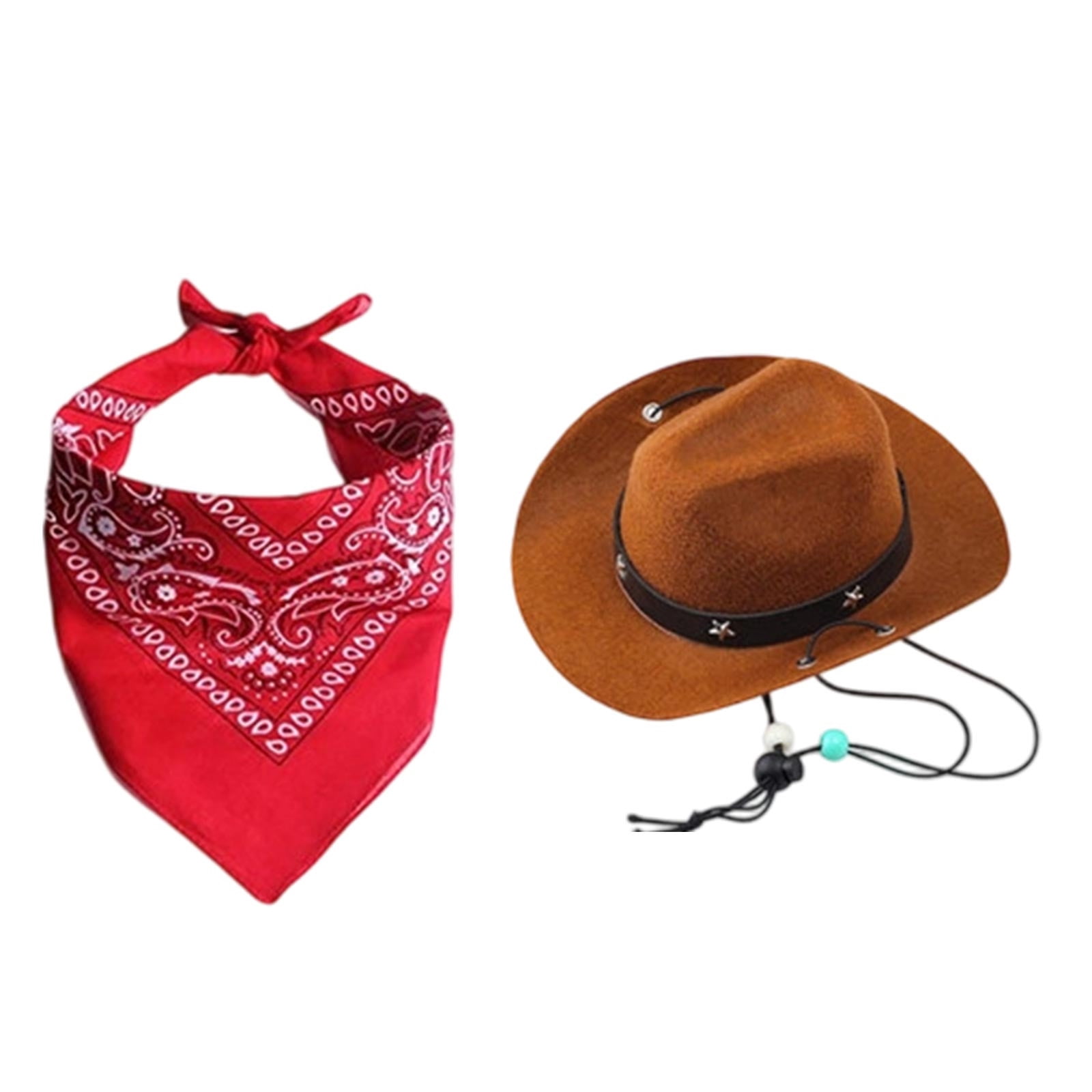 Dog Cowboy Hat with Star Decoration Dog Cowboy for Small Pet Dogs Cat ...