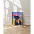 Dog Cowgirl Art Western Preppy Home Decor, Stretched Canvas - Walmart.com