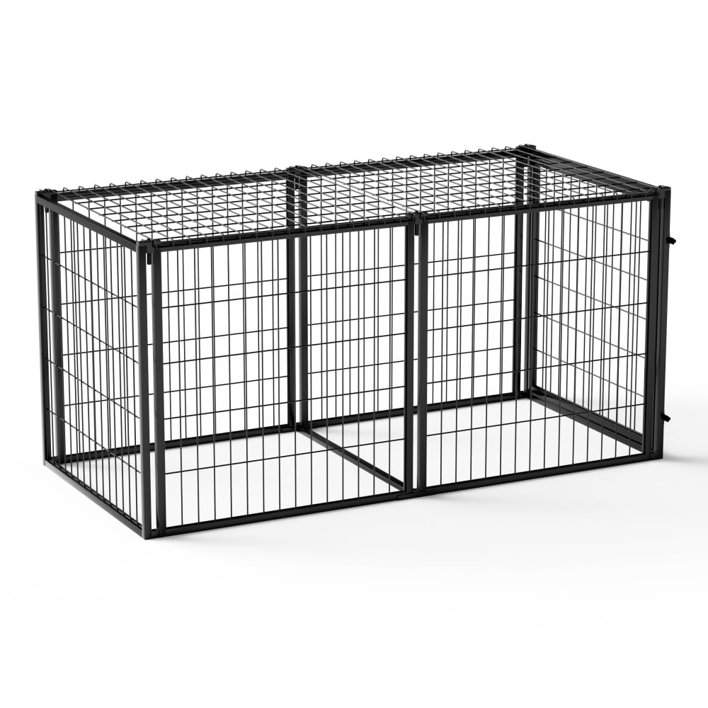 Dog Crate 63" Dog Kennel for Small Medium Dogs, Puppy Dog Playpen with ...