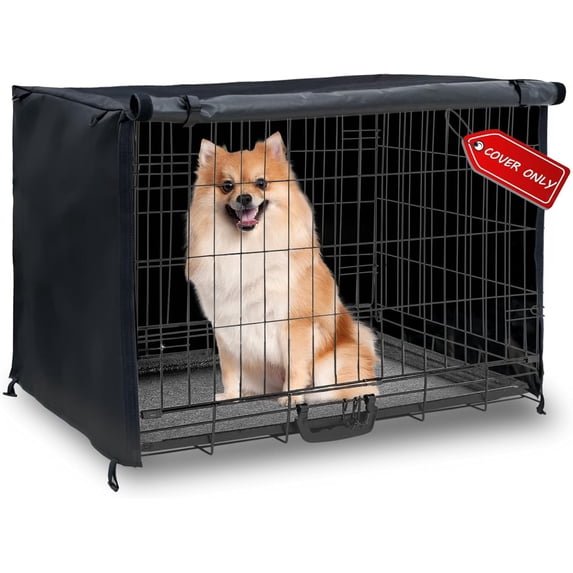 Dog Crate Cover 24in Waterproof Pet Kennel Cover for Outdoor/Indoor ...